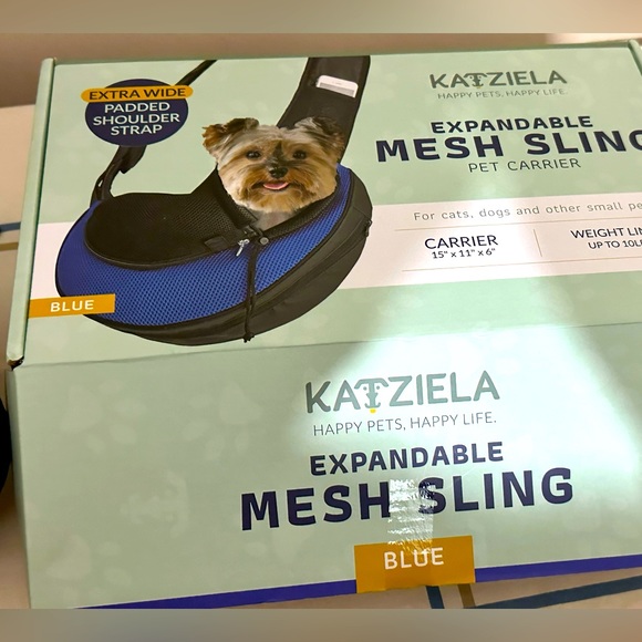 Katziela | Small Pets | Nib Katziela Small Dog Or Cat Sling Carrier Dog ...